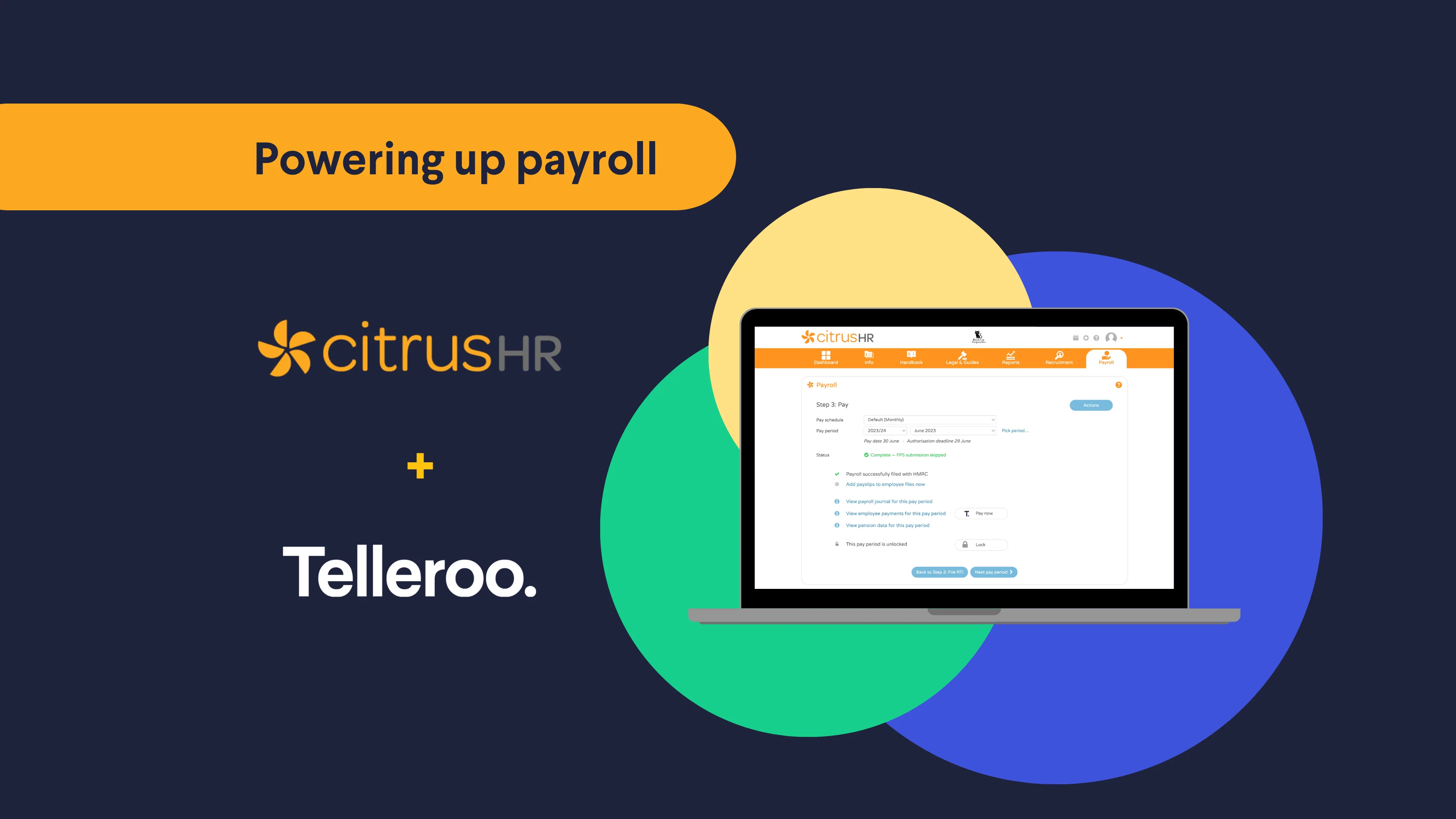 Powering up payroll with citrus HR and Telleroo